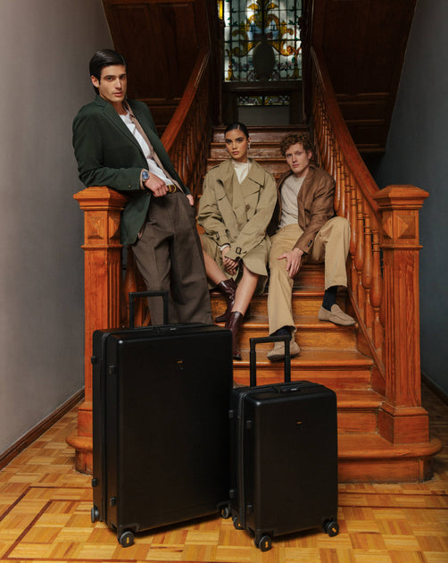 Textured Cabin & Check-in Suitcase Set | LEVEL8: Travel with Style